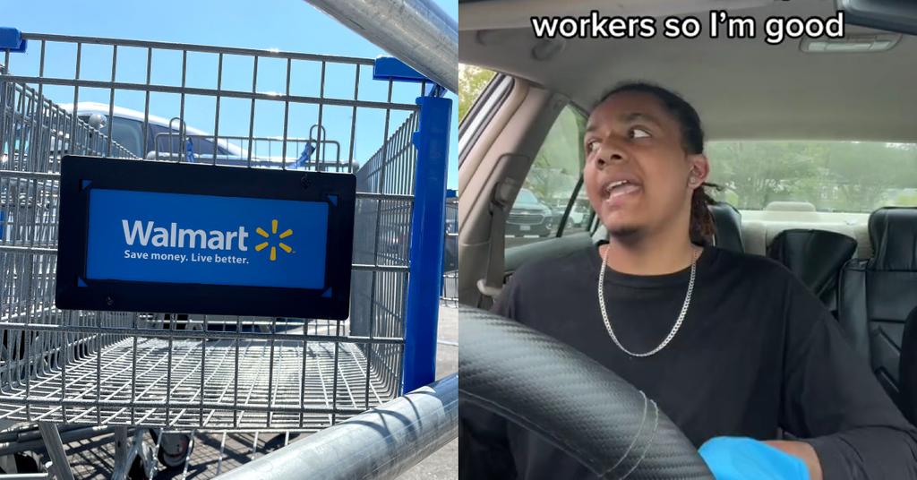 Walmart Worker Shows up to Shift 1 Hour Late, but Knows His Job Is Secure