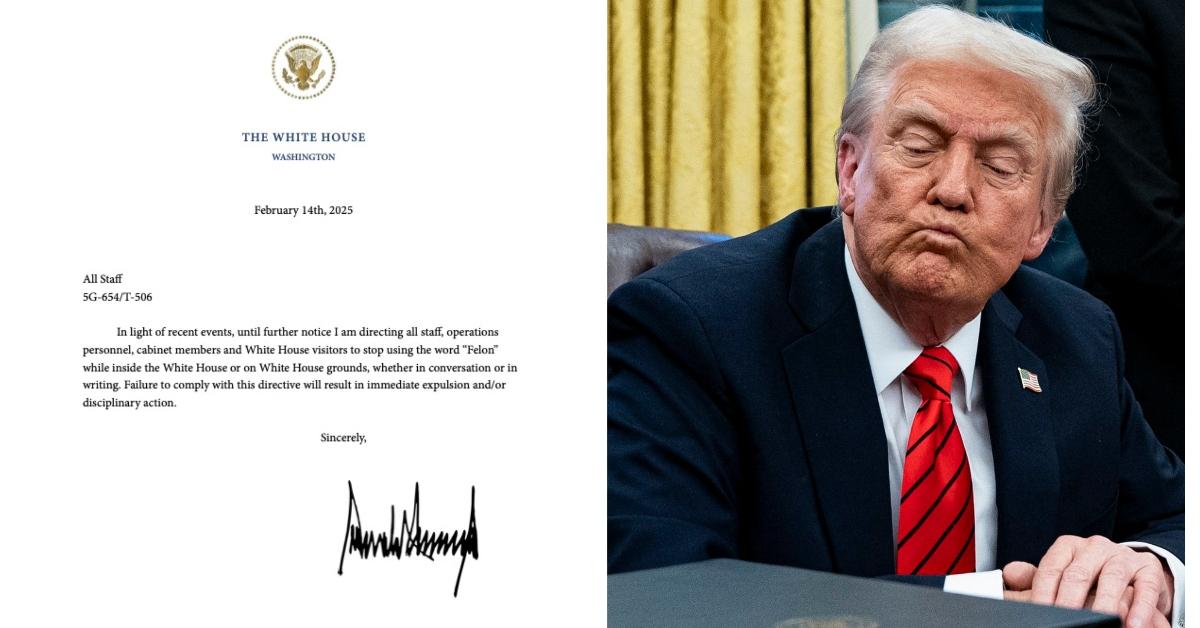 Did President Trump Ban the Word Felon? Here's What We Know